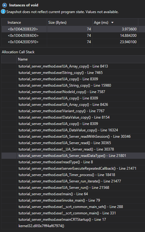 Memory leak when reading custom type with string nodeid · Issue #2656 · open62541/open62541 · GitHub