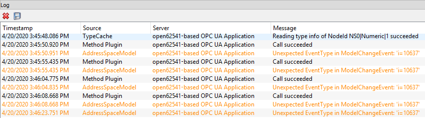 Unexpected EventType in ModelChangeEvent · Issue #3102 · open62541/open62541 · GitHub
