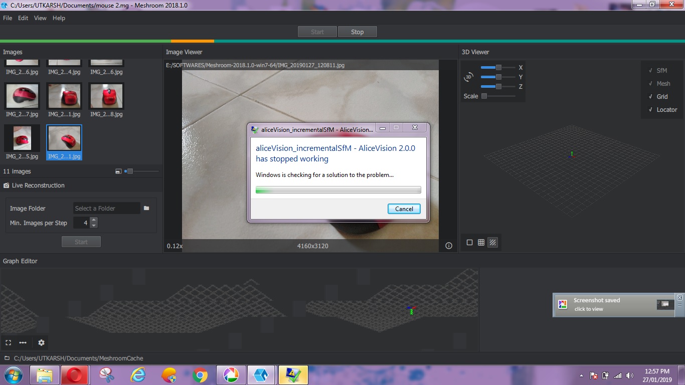 DOESNT COMPLETE PROCESS · Issue #373 · alicevision/Meshroom · GitHub