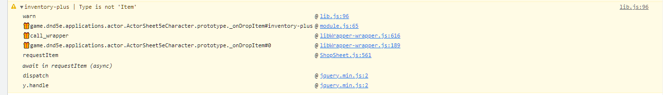 Conflict with Monk's enhanced journal "Shop" feature · Issue #16 · p4535992/foundryvtt-inventory ...
