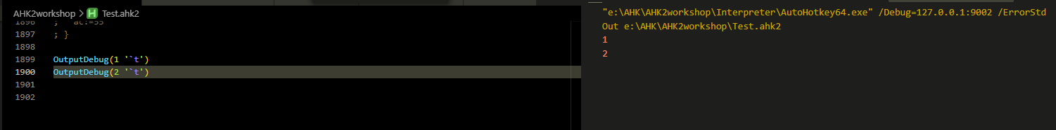 Suggestion: Add 't or something else to the judgment for determination of whether to break line ...