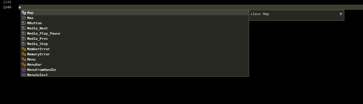 [BUG:]错误的自动补全 · Issue #267 · thqby/vscode-autohotkey2-lsp · GitHub