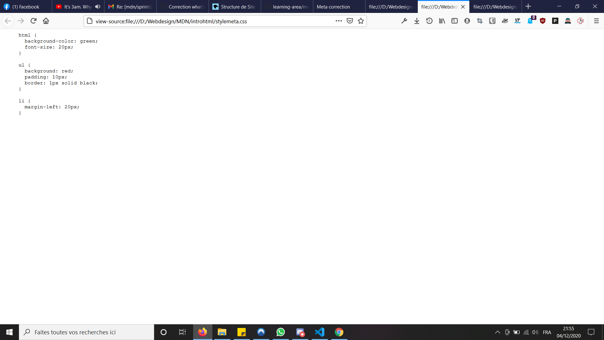 Correction what's in the head · Issue #3928 · mdn/sprints · GitHub