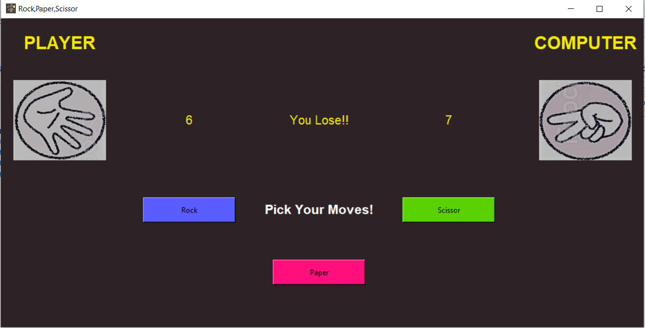 GitHub - ChitraVKumar/Rock-Paper-Scissor: Python programming with ...