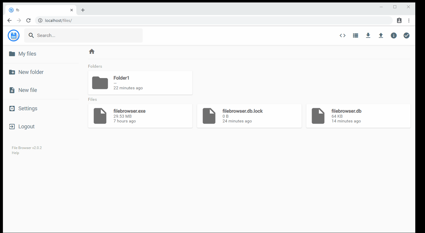 The links of search results cannot be opened. · Issue #647 · filebrowser/filebrowser · GitHub