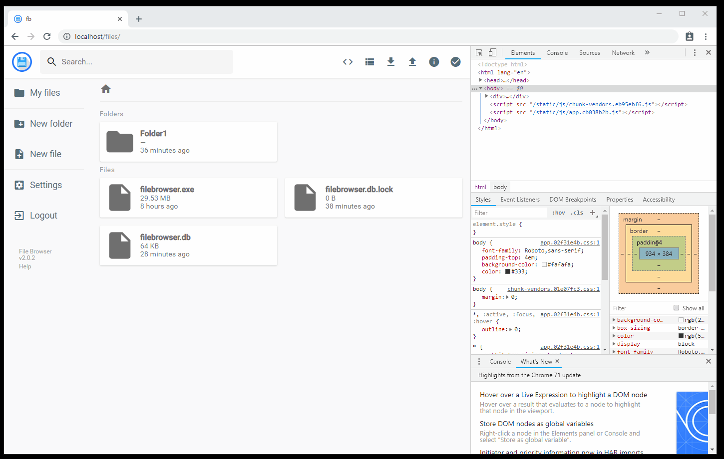 The links of search results cannot be opened. · Issue #647 · filebrowser/filebrowser · GitHub