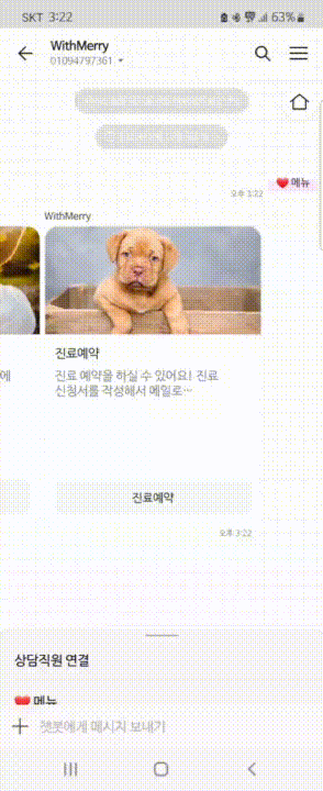 GitHub - ressa009/Withmerry: 반려동물 관련 정보 제공 AI, 병원 검색, 진료 예약 서비스 제공 챗봇