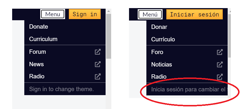 Staging/i18n: Navbar menu is not wide enough in the spanish version ...