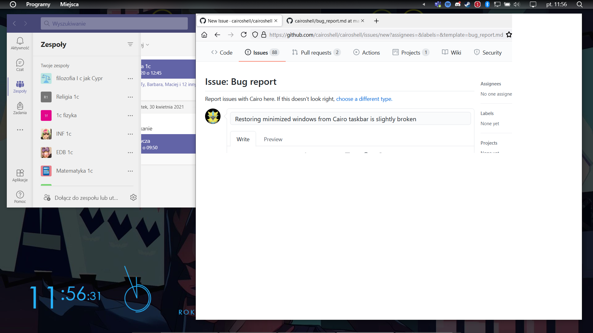 Restoring minimized windows from Cairo taskbar is a bit broken · Issue #564 · cairoshell ...