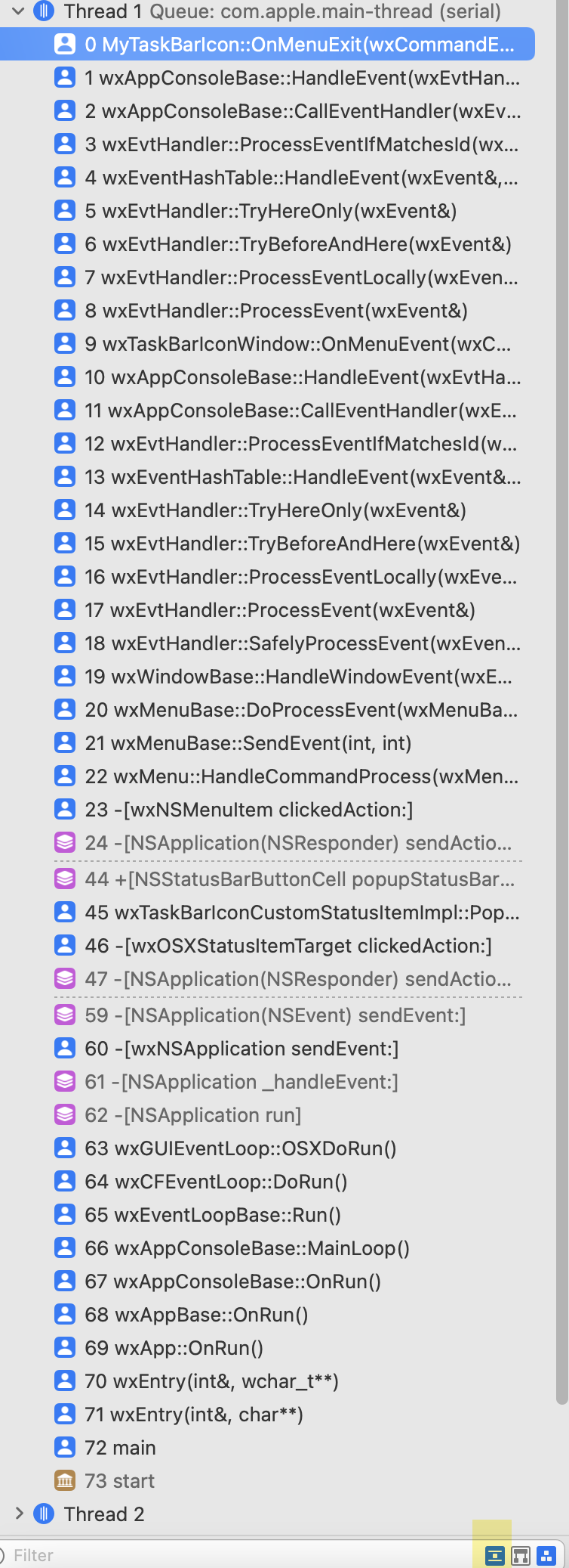 OSX - TaskbarIcon Not Exitting · Issue #23288 · wxWidgets/wxWidgets · GitHub