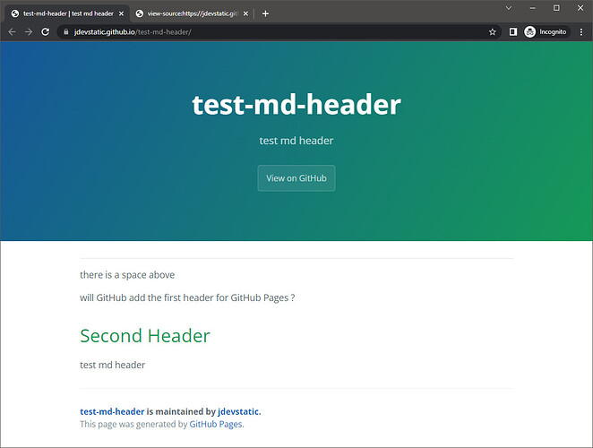 Github Pages use Readme · community · Discussion #23125 · GitHub