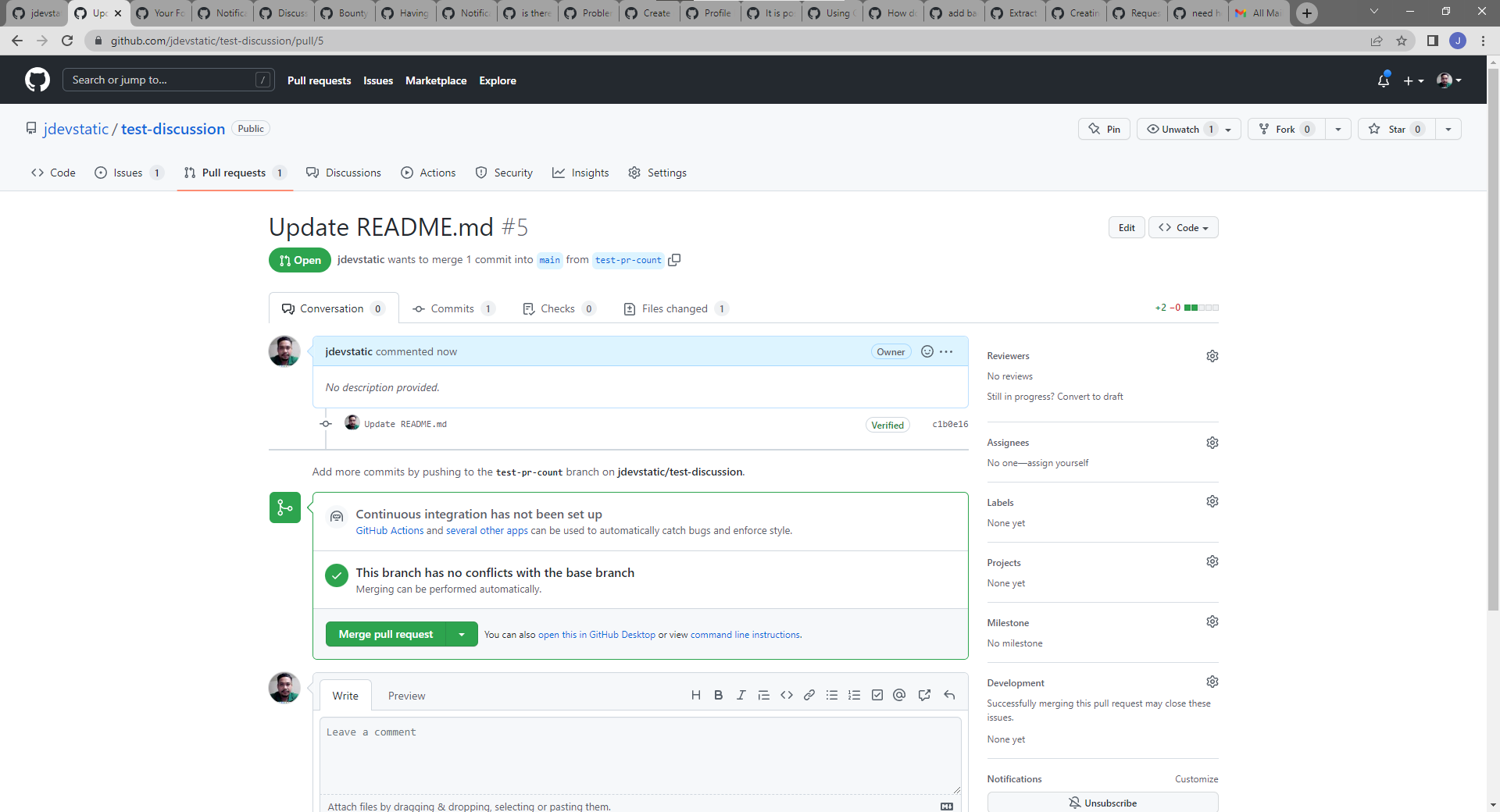 Notification Counts Not Updating after PR is merged · community ...