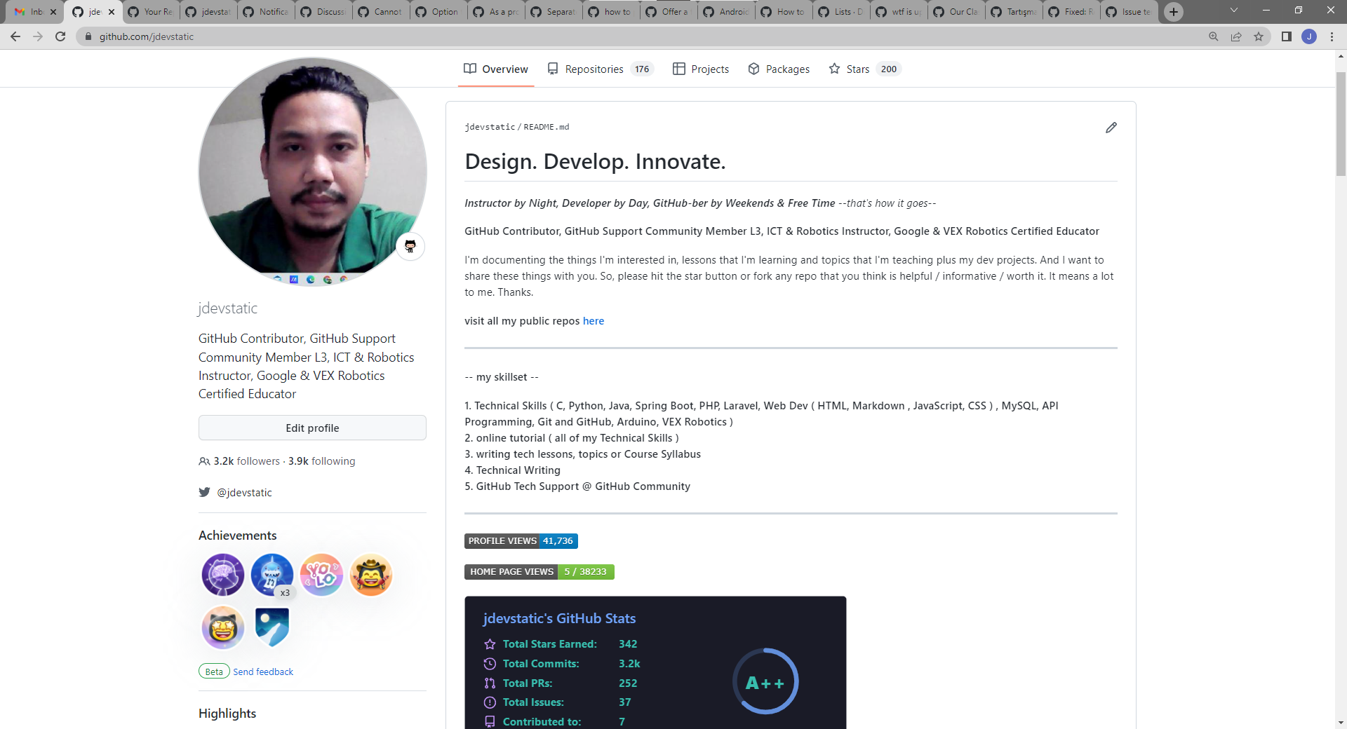 Offer a field for a Mastodon profile link in the user profile · community · Discussion #38374 ...