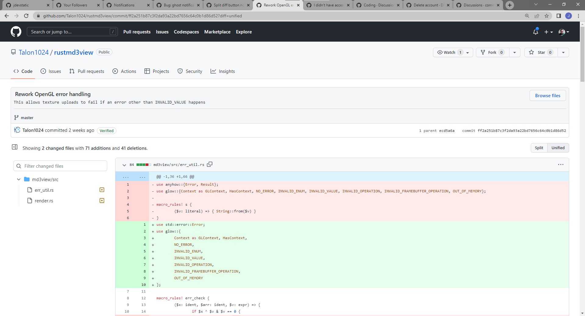 Split diff button not working · community · Discussion #42056 · GitHub