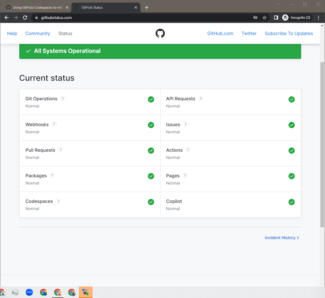 github.dev: Unable to authenticate your session · community · Discussion #43020 · GitHub