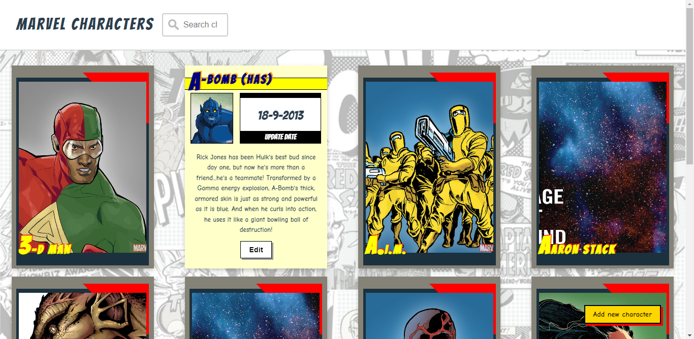 GitHub - vanecordero/marvelAPI