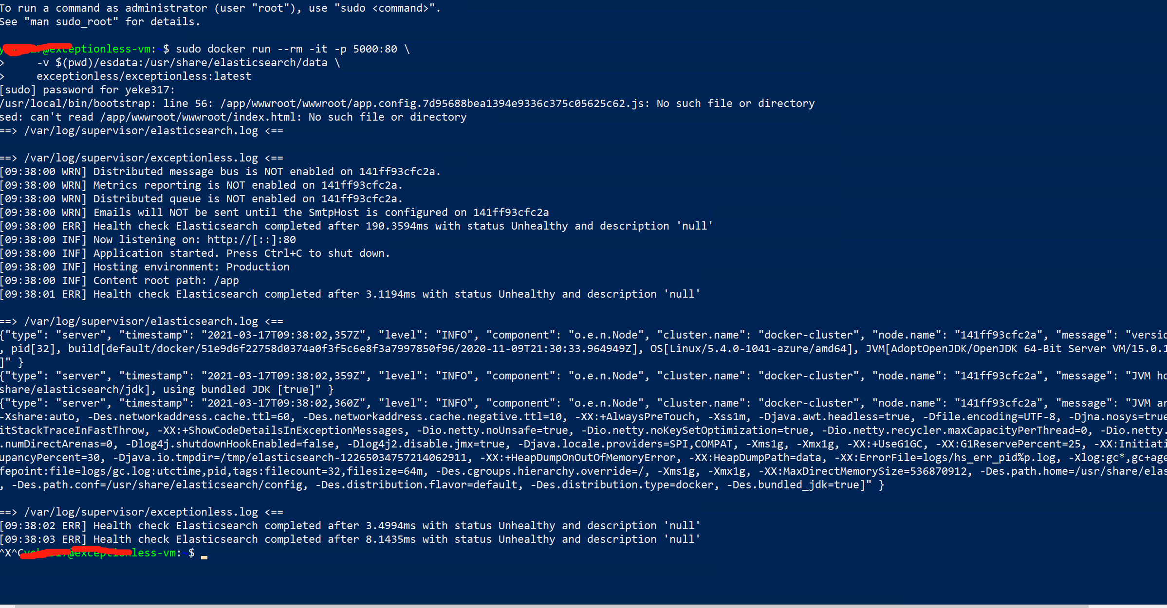 Azure Exceptionless error · Issue #859 · exceptionless/Exceptionless · GitHub