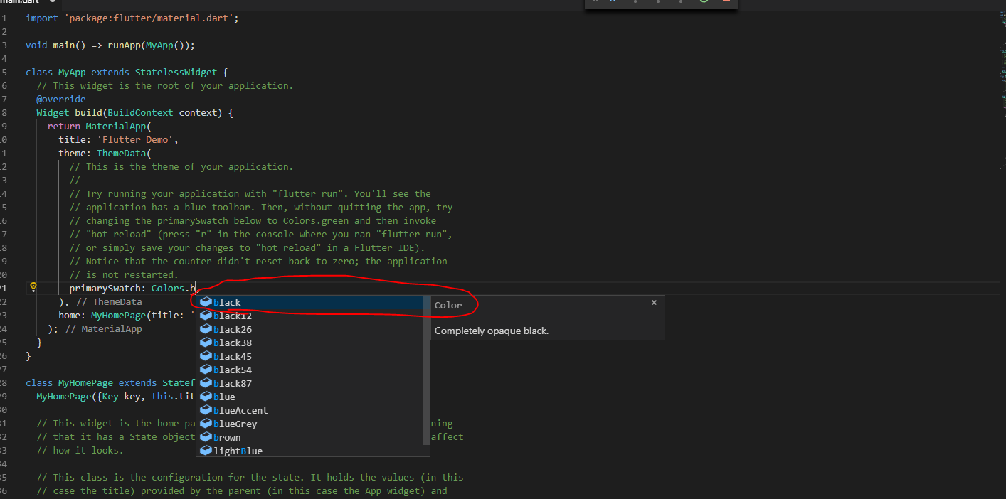 Type Color Is Not A Subtype Of Type Materialcolor Of Primaryswatch Where Color Is From