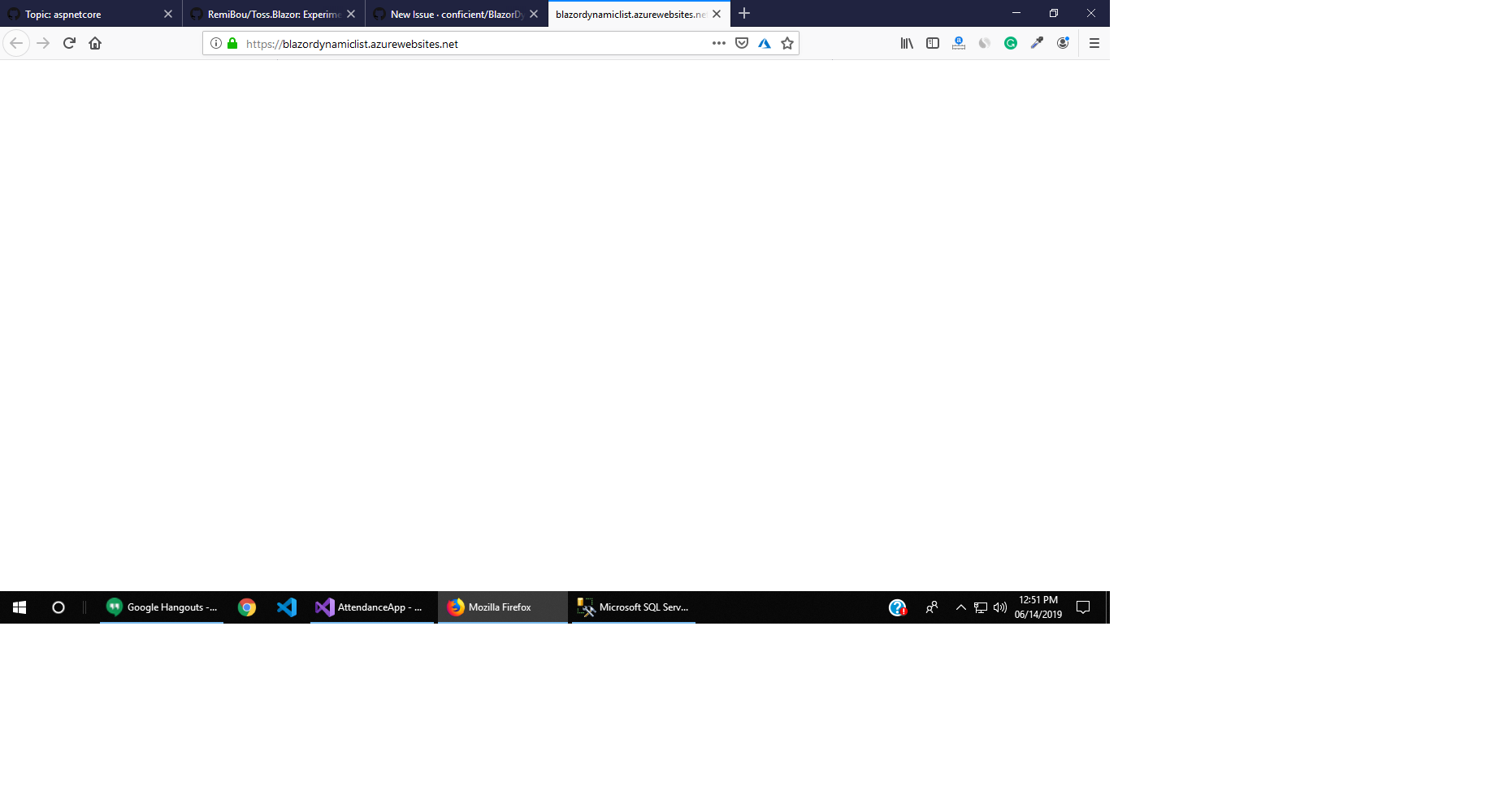 demo link is showing blank · Issue #3 · conficient/BlazorDynamicList ...