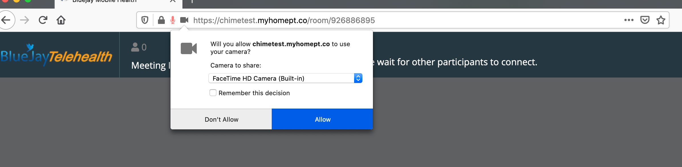 On firefox it asked for camera and mic permissions 3 times. · Issue #638 · aws/amazon-chime-sdk ...