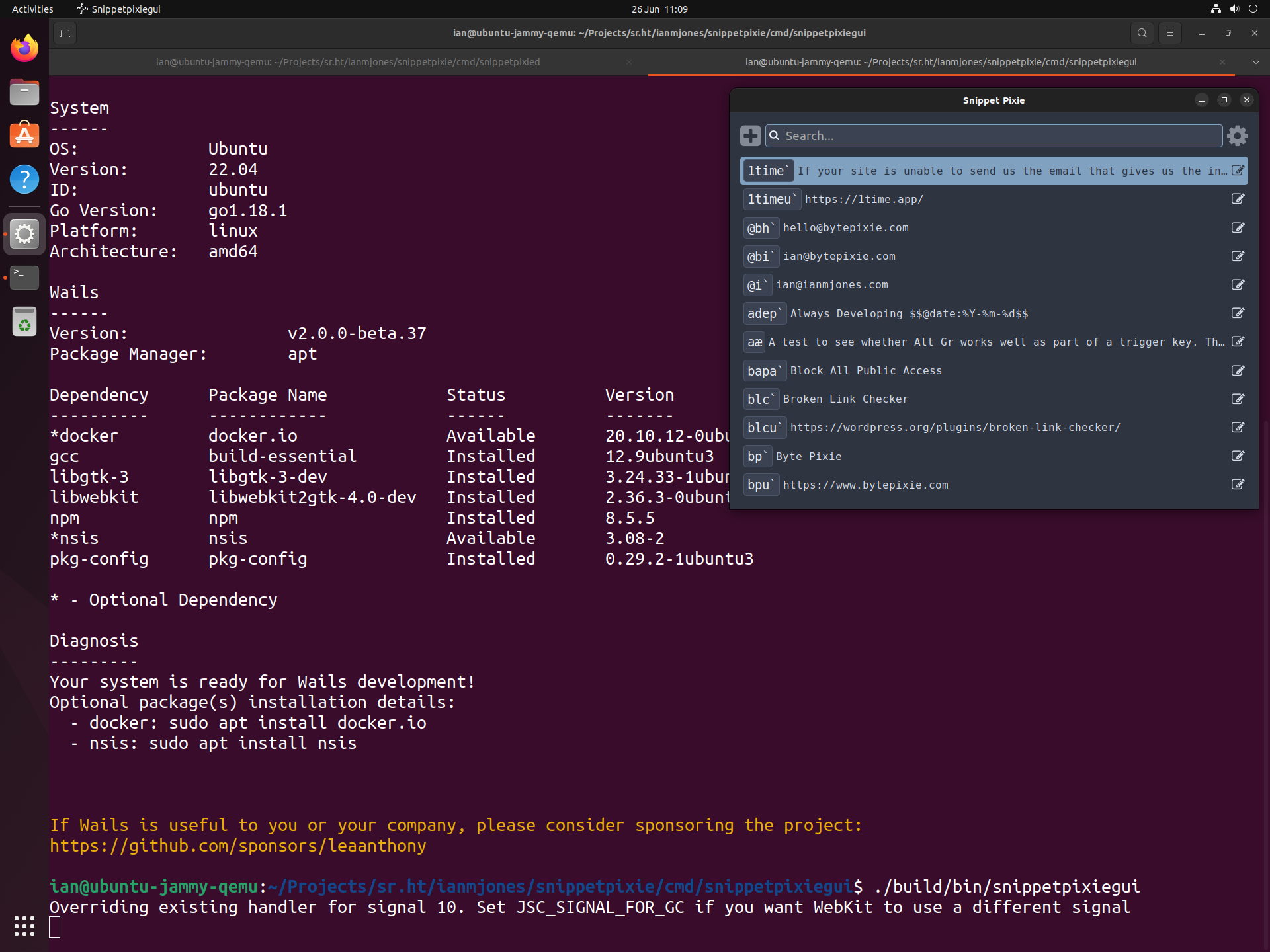 Broken display on Linux (v2) · Issue #1471 · wailsapp/wails · GitHub