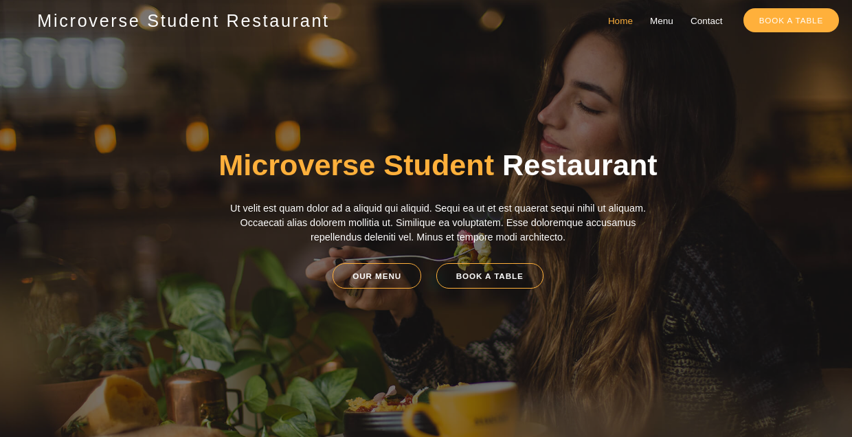 GitHub - tahiry-dev/SPA-restaurant: A Dynamic restaurant page built ...