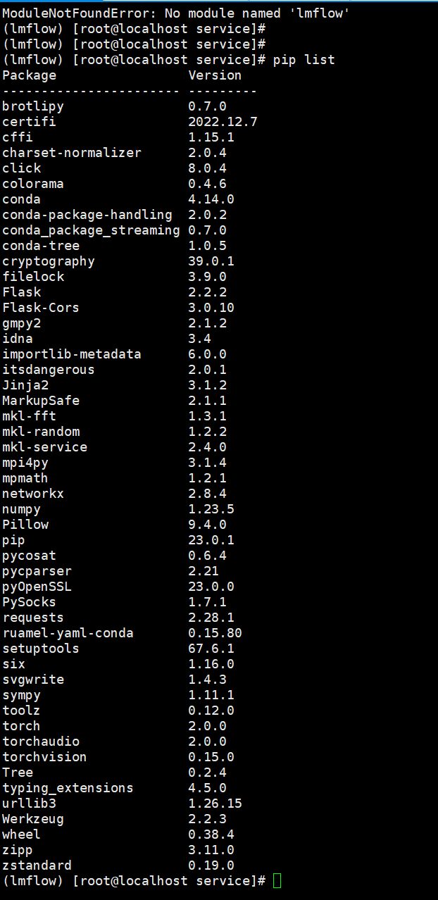 [BUG] ModuleNotFoundError: No module named 'lmflow' · Issue #312 · OptimalScale/LMFlow · GitHub