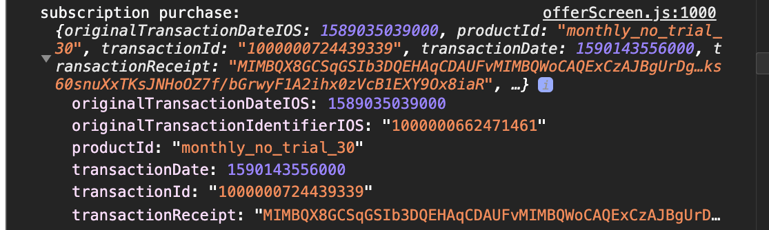 purchaseUpdateListener showing consumed items and requestPurchase succeeding without user ...
