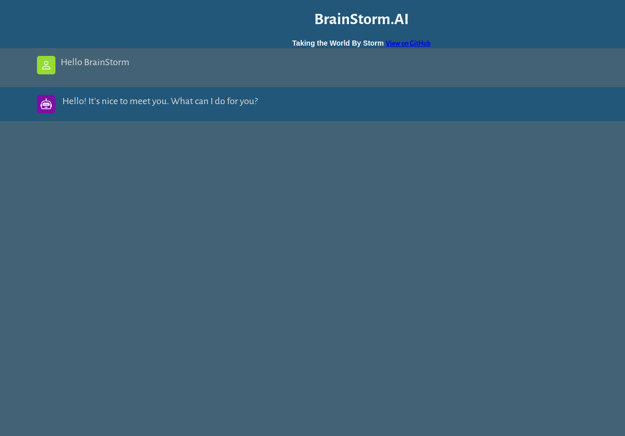 GitHub - loneverse/BrainStorm: Brainstorm is an AI-powered application that offers a unique and ...