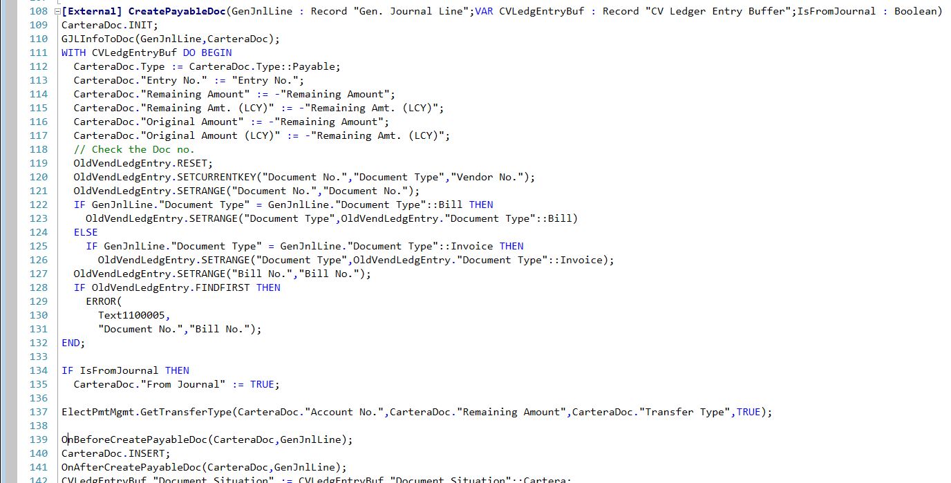 Codeunit 7000006 - OnBeforeCreateReceivableDoc / OnBeforCreatePayableDoc new parameter · Issue ...