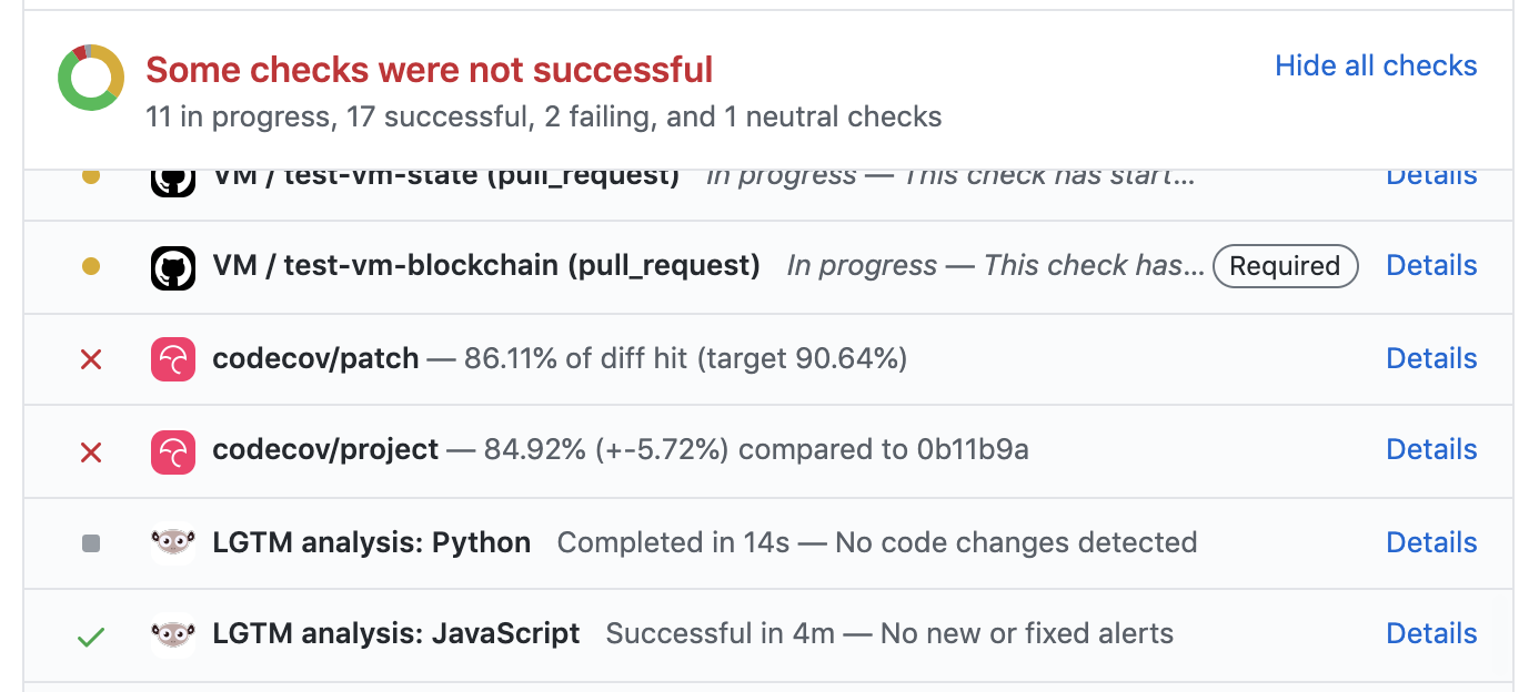 Coverage result improvements for PRs · Issue #773 · ethereumjs/ethereumjs-monorepo · GitHub