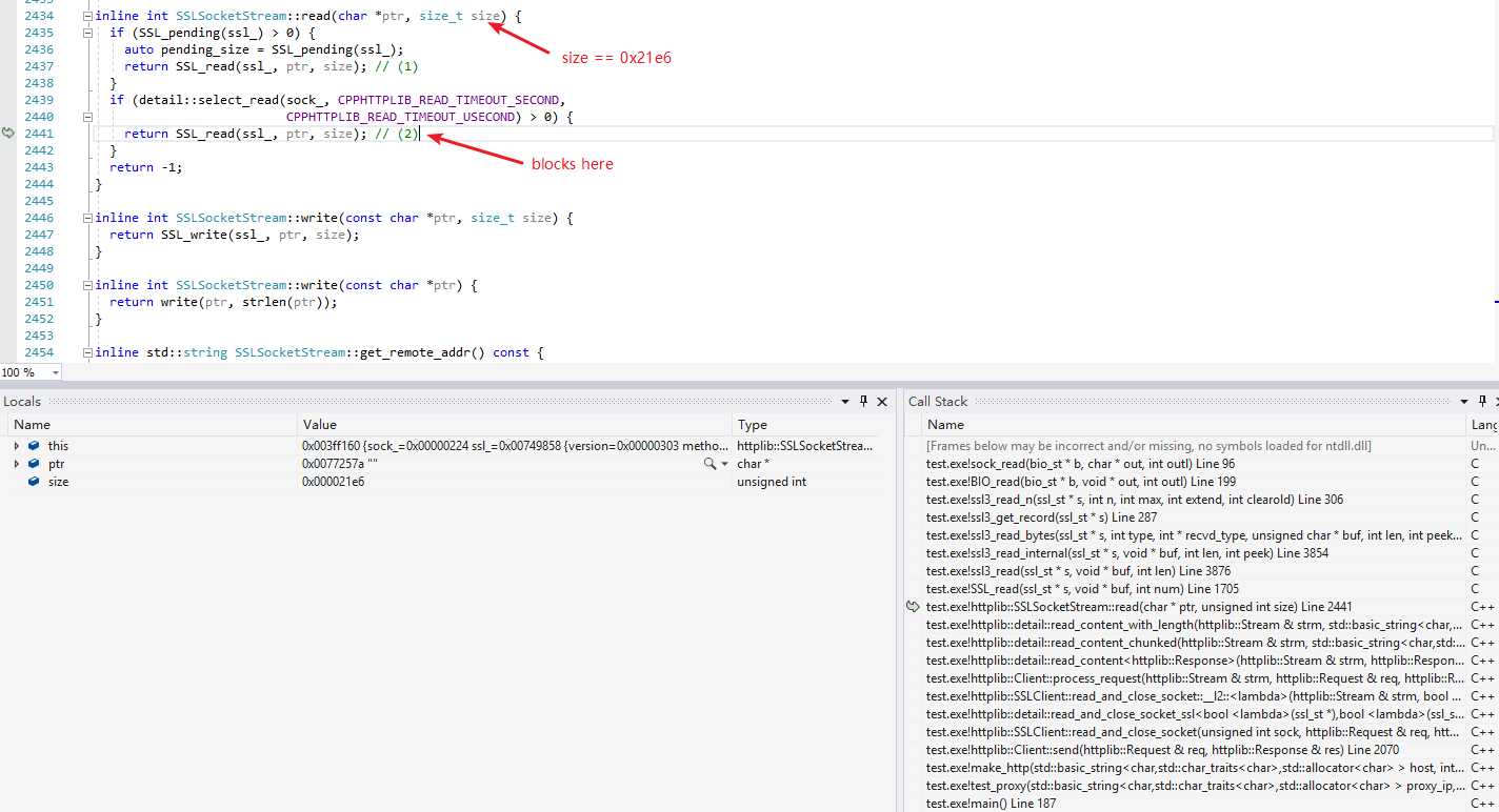 SSL_read timeout doesn't work on unstable network connection · Issue #150 · yhirose/cpp-httplib ...