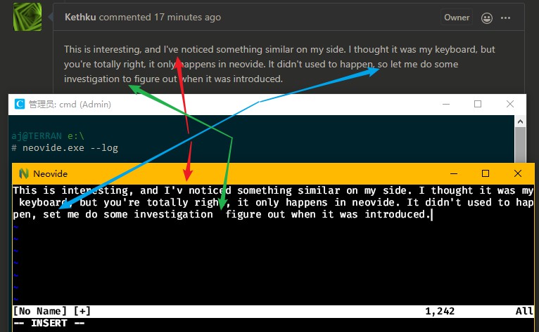 lag when typing on Windows · Issue #235 · neovide/neovide · GitHub