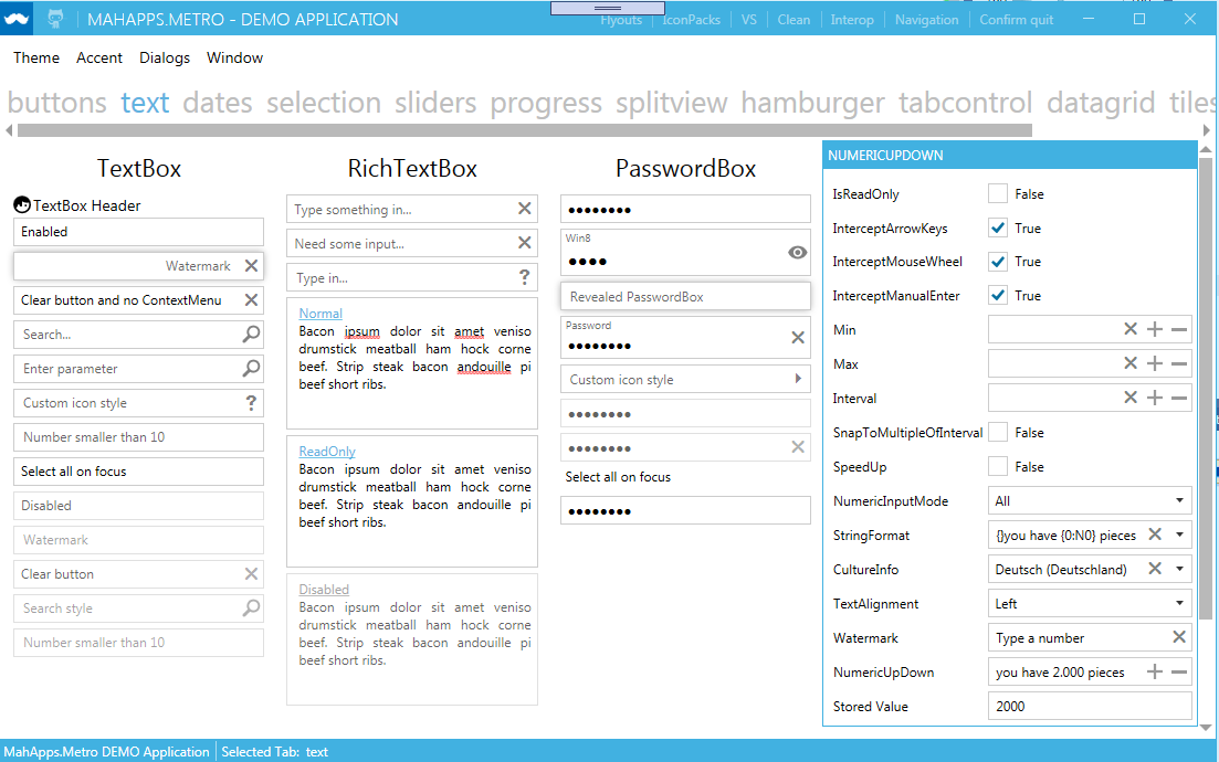 Improve NumericUpDown example by timunie · Pull Request #3685 · MahApps/MahApps.Metro · GitHub