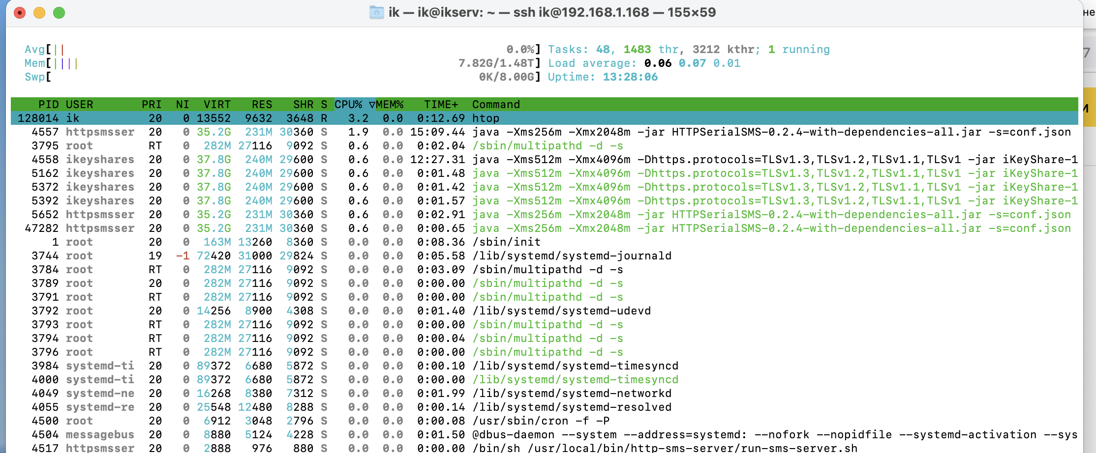 Does not show processors for AMD EPYC 9654 · Issue #1261 · htop-dev/htop · GitHub