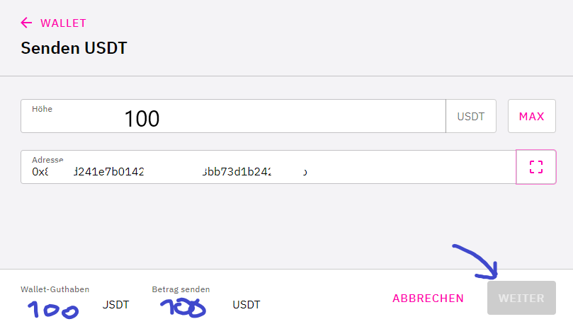 unable to send usdt · Issue #408 · DeFiCh/defichain-app · GitHub