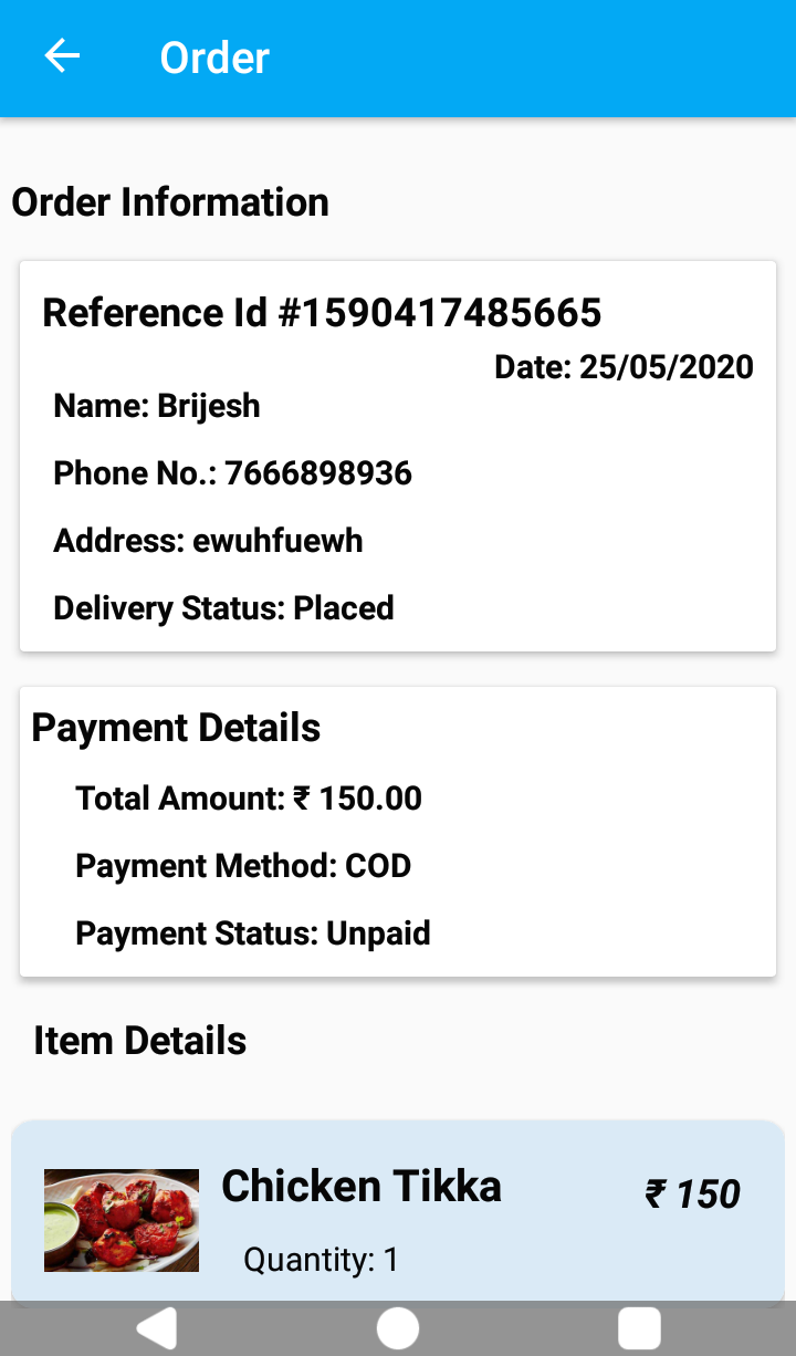 GitHub - brijesh1902/Food-Ordering-App: Built this app using Android SDK, java, firebase auth ...