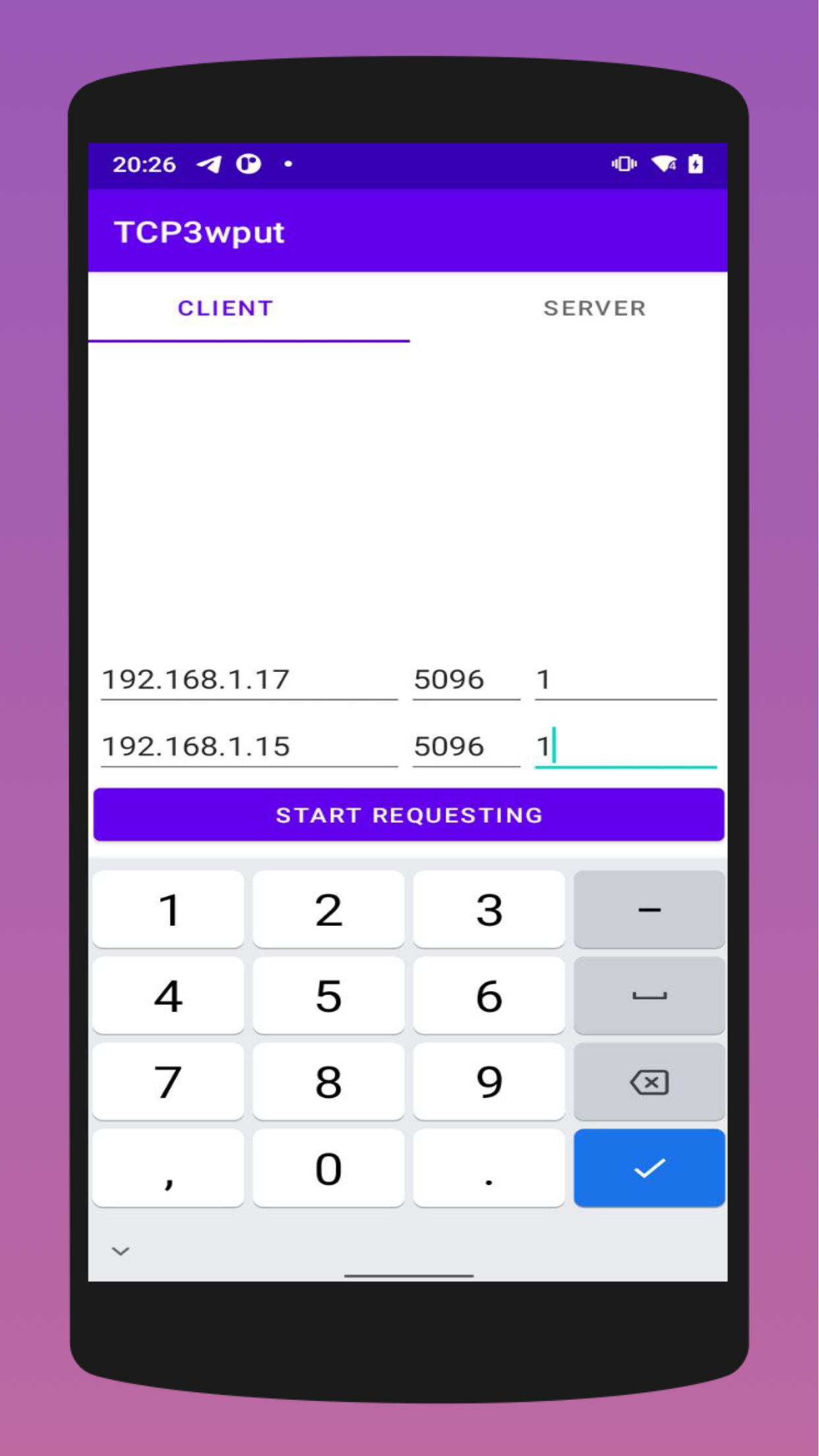 Github Gsiros Tcp3wput App Mobile Application For Tcp Throughput Testing