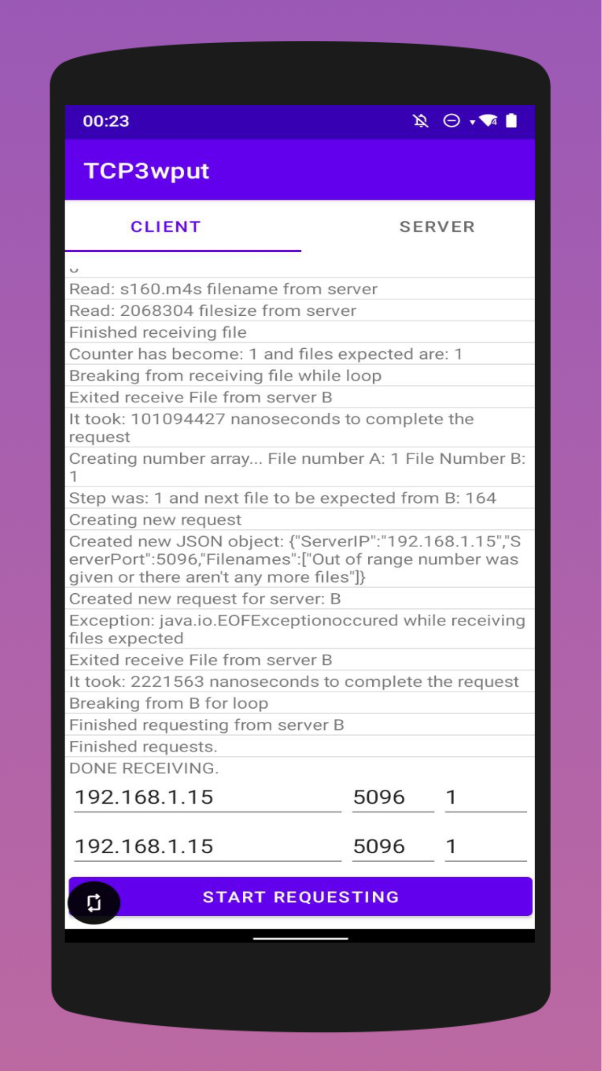 GitHub - gsiros/TCP3wput-app: Mobile Application for TCP throughput ...