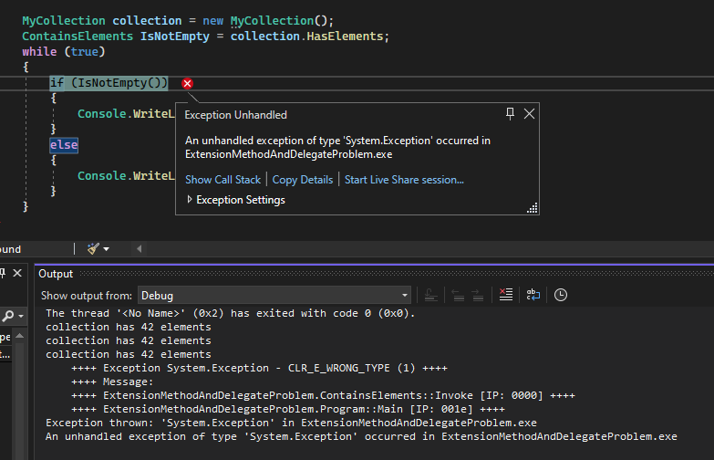 Extension Methods And Delegates Problem · Issue 1326 · Nanoframework Home · Github
