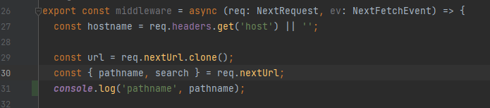 Why pathname in middleware's dynamic route changed? · vercel next.js · Discussion #43774 · GitHub