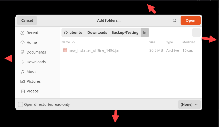 Folder selection has padding and popup in Ubuntu 23.04 · Issue #13576 · AvaloniaUI/Avalonia · GitHub