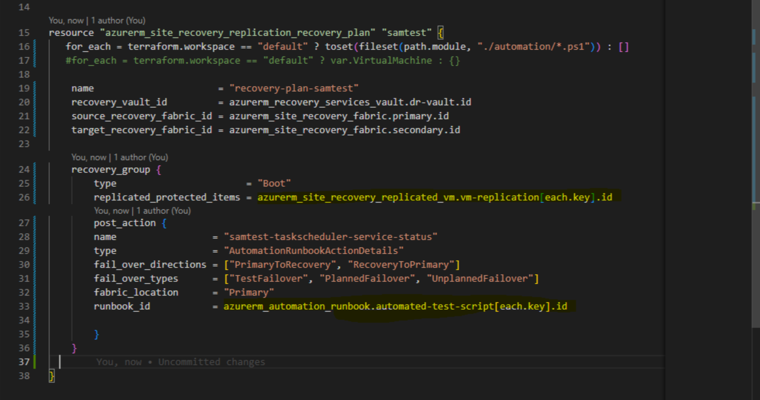 Resource Azurerm Site Recovery Replication Recovery Plan · Issue 237 · Azure Terraform · Github