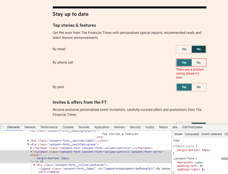 Inline controls with error - reduce spacing · Issue #215 · Financial ...
