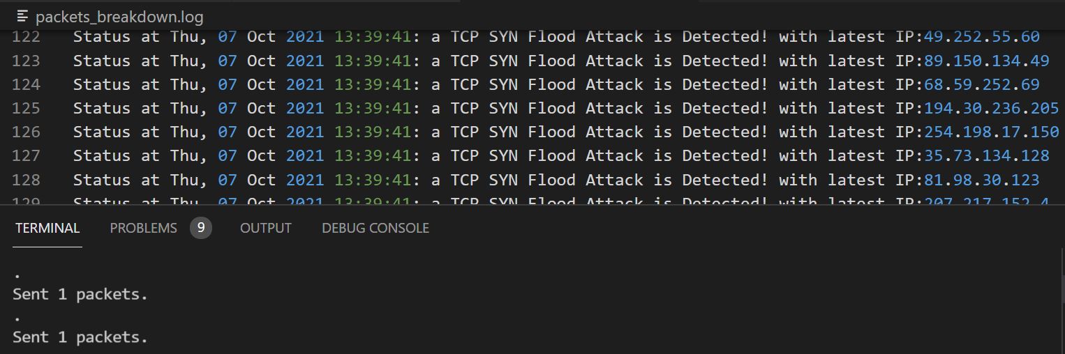 GitHub - mariamheikal/EECE-655-TCP-SYN-Flood-Attack-and-Detection