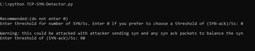 GitHub - mariamheikal/EECE-655-TCP-SYN-Flood-Attack-and-Detection