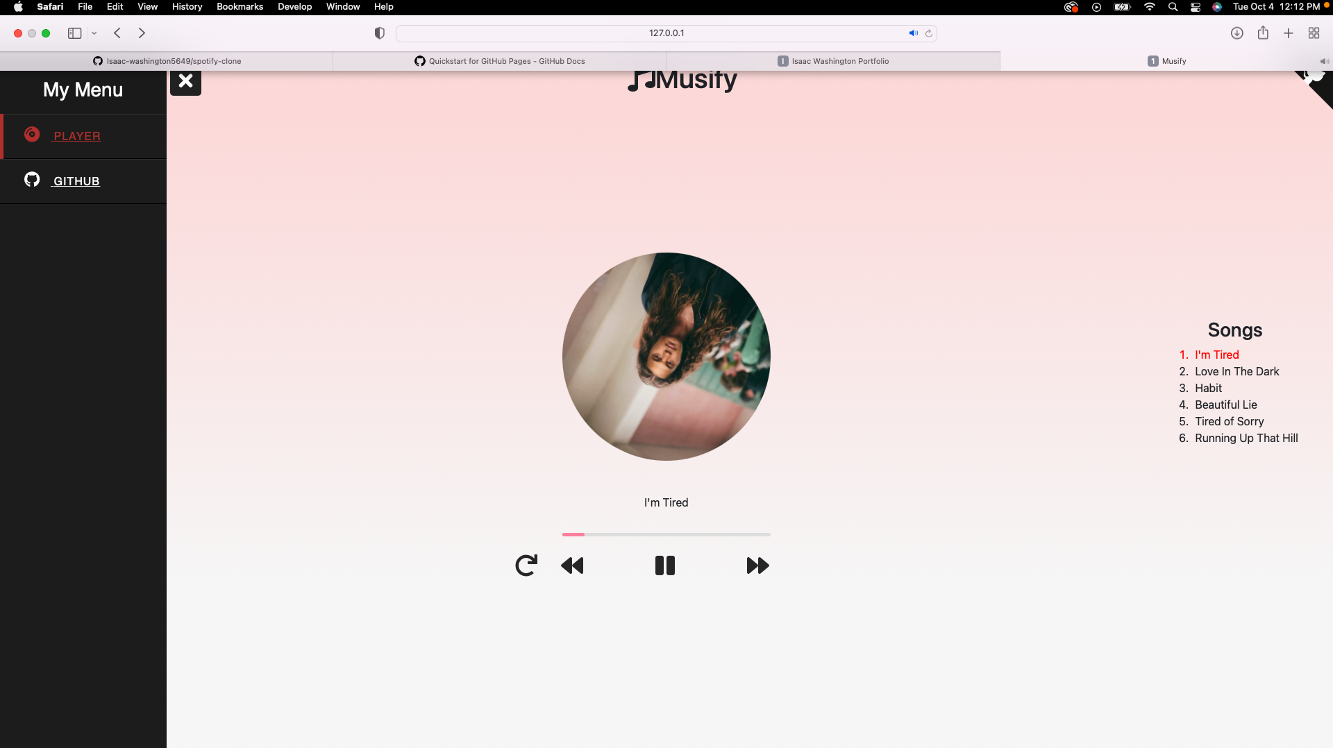 GitHub - Isaac-washington5649/spotify-clone