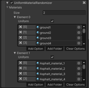 Calling .Sample() on a MaterialParameter array index crashes Unity ...