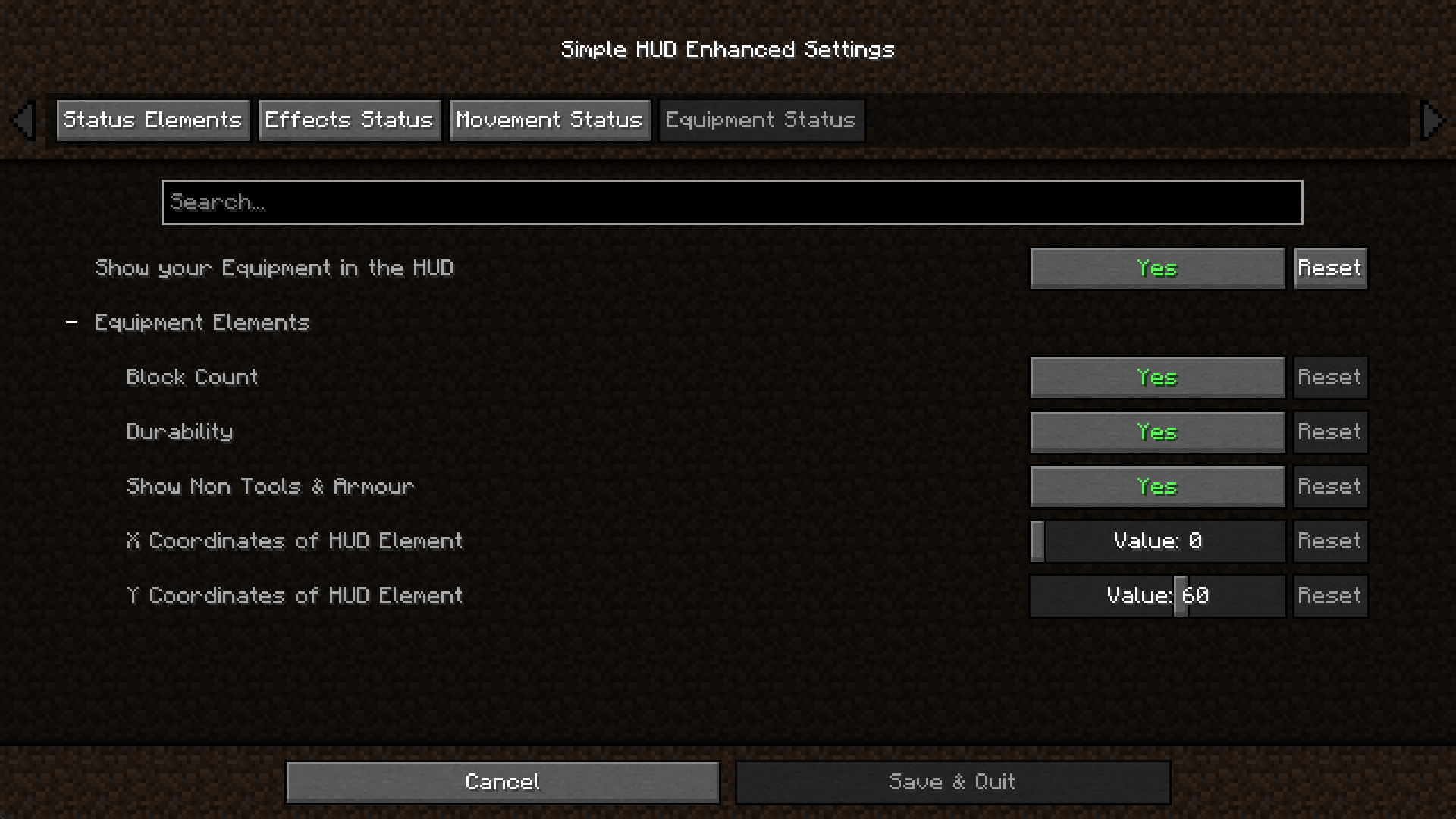 Simple HUD Enhanced - Minecraft Mods - CurseForge