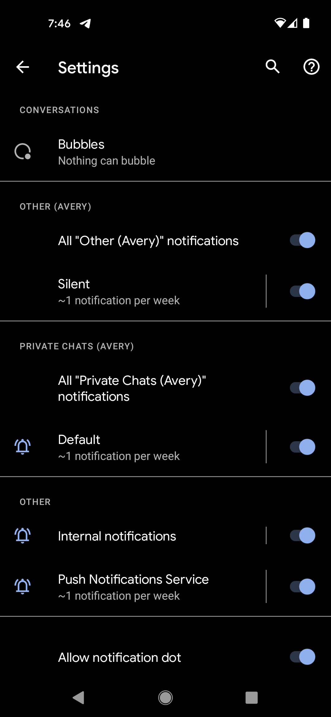 disable notification? · Issue #502 · Telegram-FOSS-Team/Telegram-FOSS · GitHub